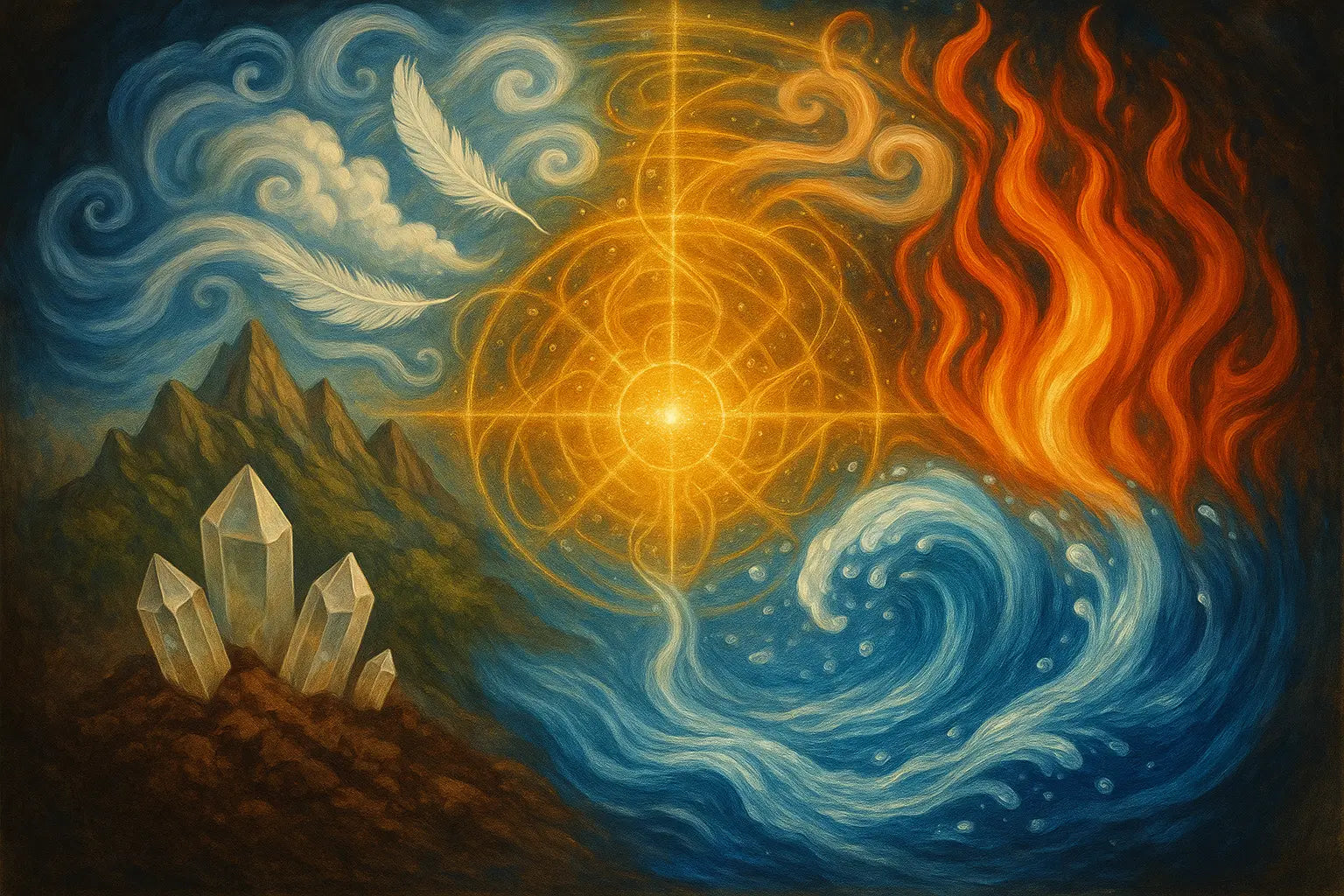 The Five Elements: Earth, Water, Air, Fire, and Aether – Myoko embodied